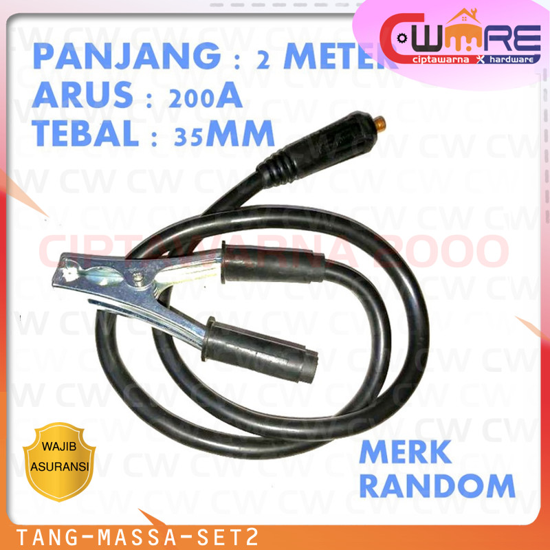 Jual Tang massa las ground Besi clamp set + kabel 2 meter - CwTc ...