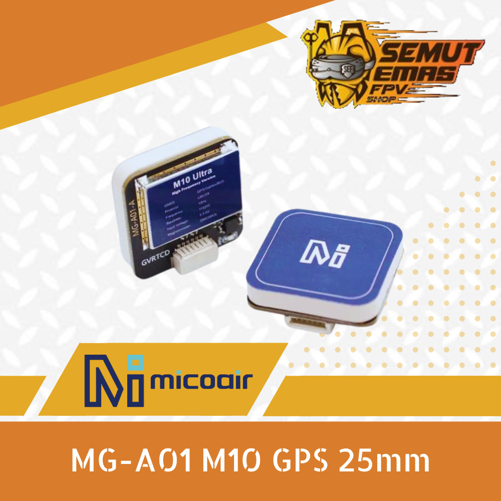 Jual MicoAir MG-A01 M10 GPS with Compass QMC5883L 25x25 for FPV Drone ...
