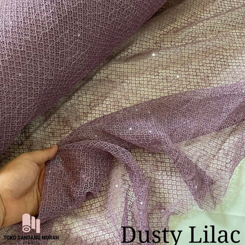 Jual Kain Bridal Tulle Korea Sequin 1000 Payet Kilap NEW 2024 Full ...