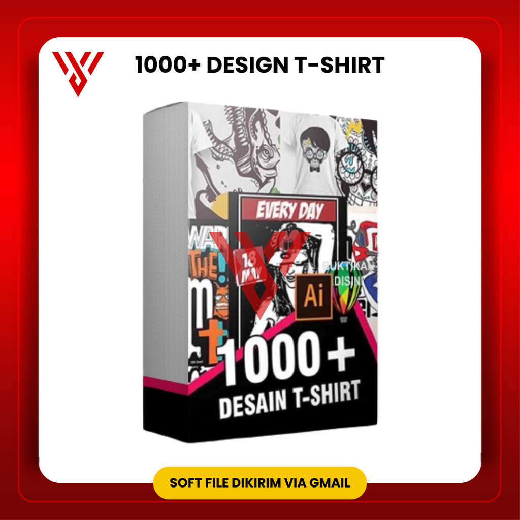 Jual 1000+ Desain Template Kaos Distro Koleksi Format CDR Coreldraw ...