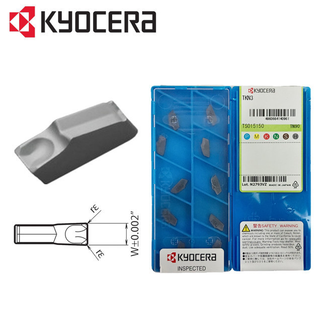 Jual Insert TKN 3 KYOCERA Insert Grooving 3 mm Pahat Bubut Potong 3mm TKN3 | Shopee Indonesia
