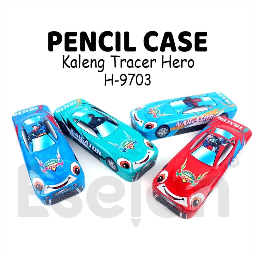 Jual Kotak Pensil Mobil Kaleng / Tempat Pensil Mobil H-9703 Kecil ...