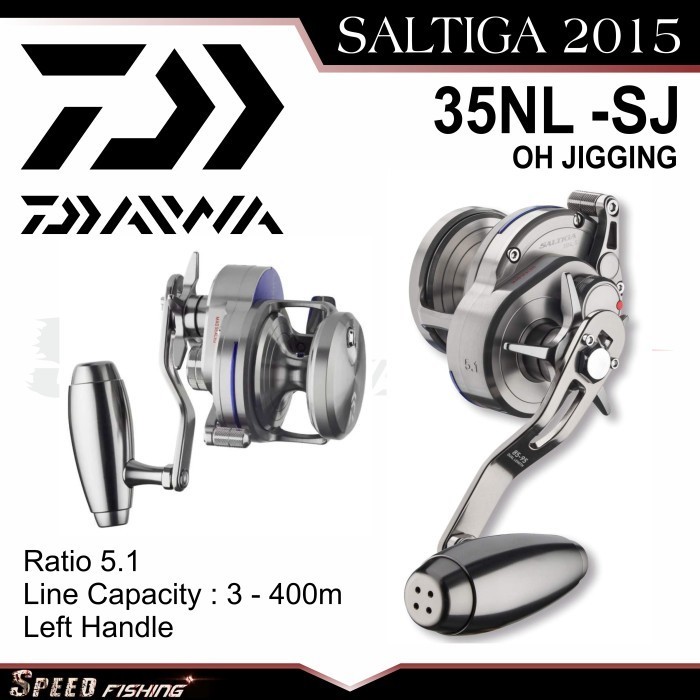 Jual BIG SALE Reel Pancing Daiwa Saltiga 2015 35NL-SJ OH Jigging | Shopee Indonesia