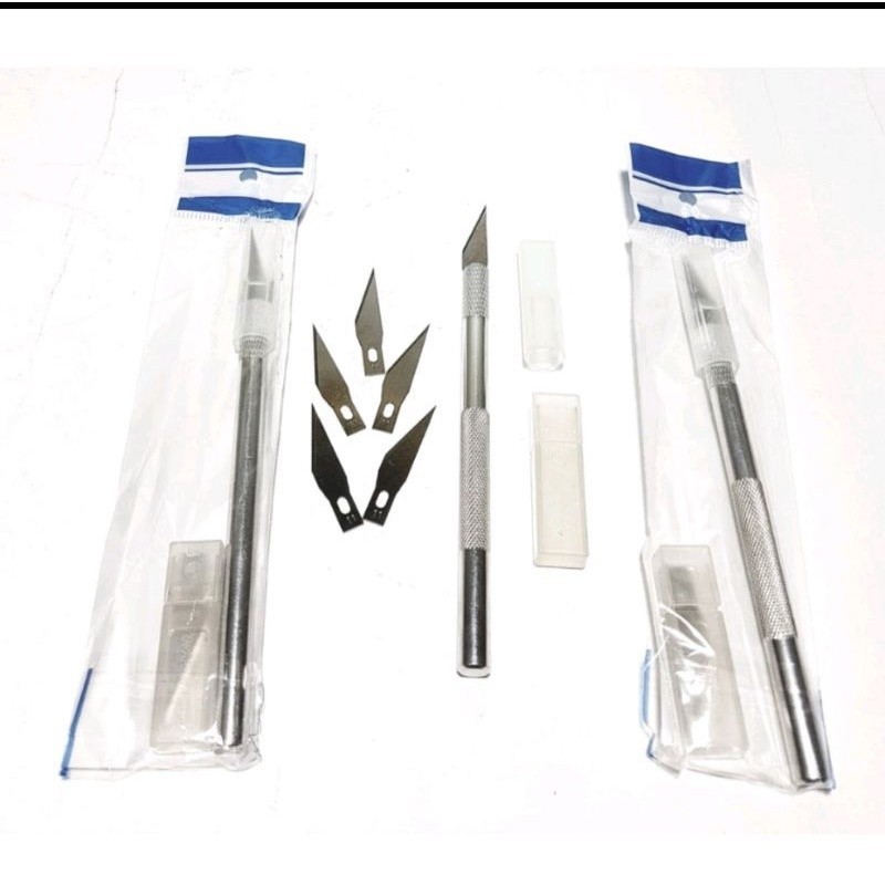 Jual Cutter Pen cutter cutting stiker pisau ukir plus Refill 5 pcs ...