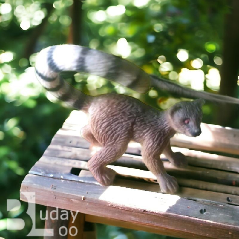 Jual Figure Mainan Miniatur Monyet Kera Lemur 4 cm h1 Binatang Hewan ...