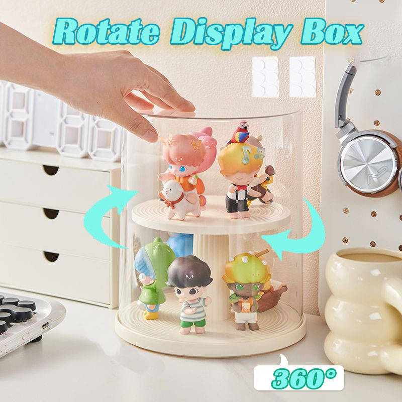 Jual 360°Display Storage Transparent Boxes /Rotasi Transparent Acrylic ...