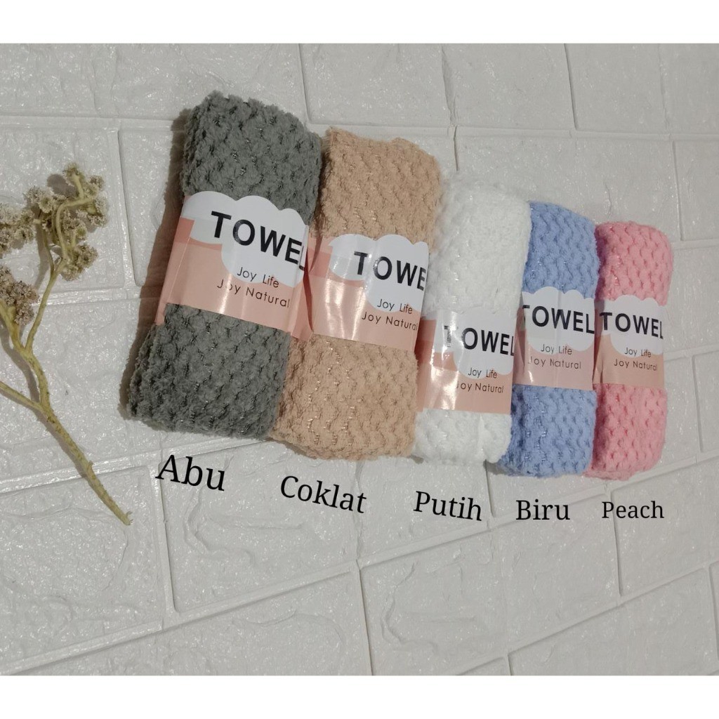 Jual WBS Handuk Mandi Ukuran 35x75 Cm Polos Quick Drying Bath Towel ...