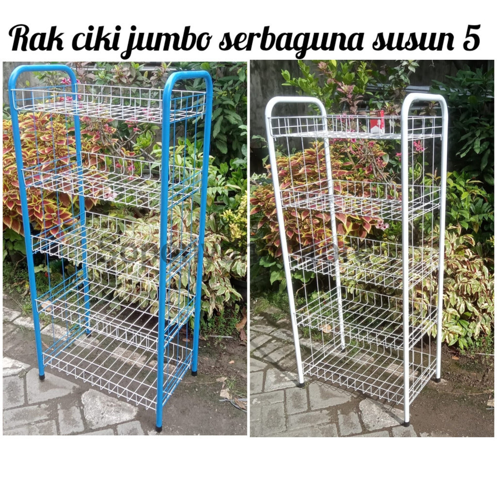 Jual Rak serbaguna susun 5 jumbo/rak chiki/Rak ciki/Rak snack/Rak ...