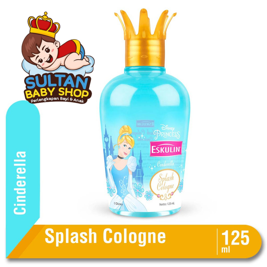 Jual Eskulin Kids Disney Splash Cologne Cinderella 125 ml botol SULTAN ...