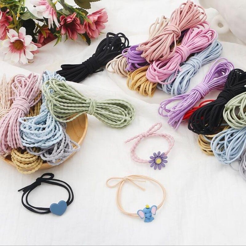 Jual 5 METER Tali elastis curly Boba TERMURAH | Shopee Indonesia