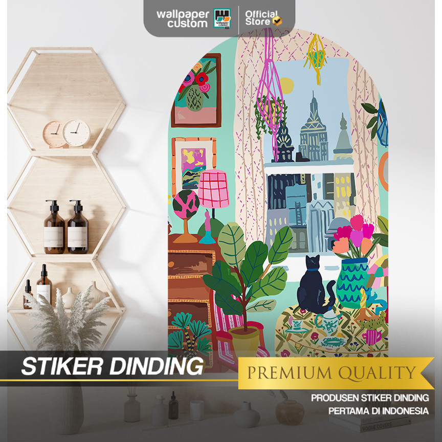 Jual Stiker Dinding Aesthetic - Stiker Dinding Arch Design - Stiker ...