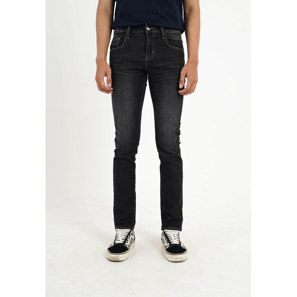 Jual 3Second Celana Jeans Panjang Pria Slim Fit Wash Denim Sivel OL ...