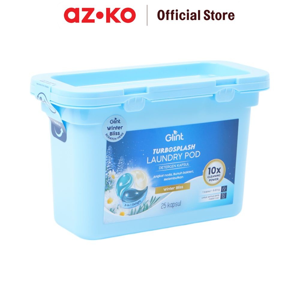 Jual AZKO Glint Set 25 Pcs Spring Detergen Kapsul Laundry Pod Capsule Detergent Deterjen Pewangi ...