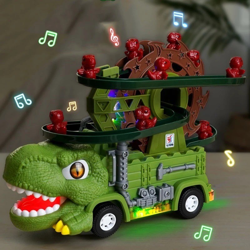 Jual Mainan Anak Mobil Pemadam & Dinosaurus Perosotan Putar Bebek Cocok ...