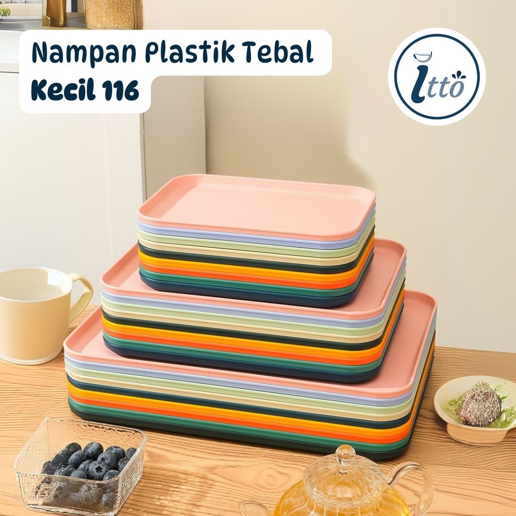Jual Nampan Plastik Tebal Kecil N116 Tray Board Serbaguna | Shopee ...