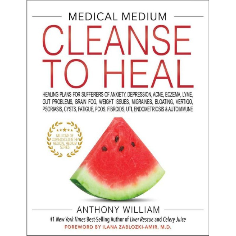 Jual buku medical medium cleanse to heal by anthony william | Shopee ...