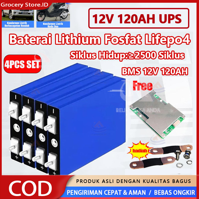 Jual BMS Baterai Lifepo4 3.2v 30AH/50AH 120ah Baru Elektrik Baterai Lithium LIFEPO4 3.2V 200Ah ...