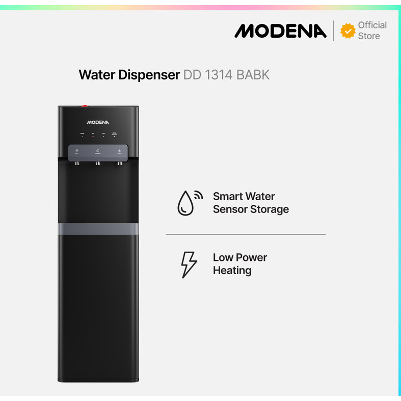 Jual Modena Dispenser Air Galon Bawah DD1314BABK / Kompresor DD1314 Air ...