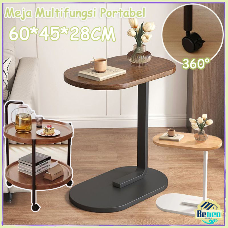 Jual Meja Teh Tipe C Meja Teh Kecil Meja Samping Sofa Bergerak Meja ...