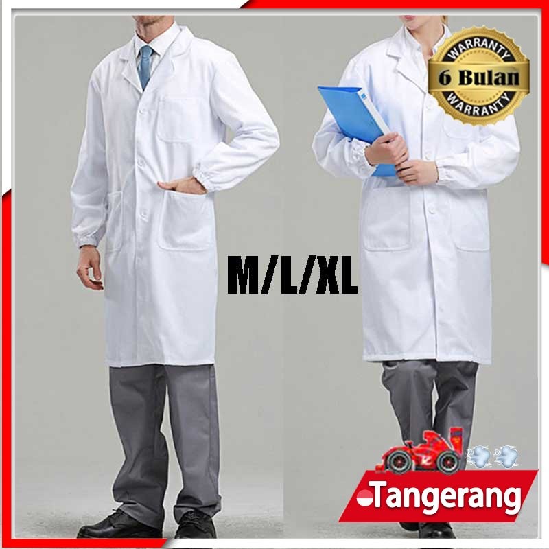 Jual Jas Lab Lengan Panjang / Jas Labolatorium / Jas Praktek ...