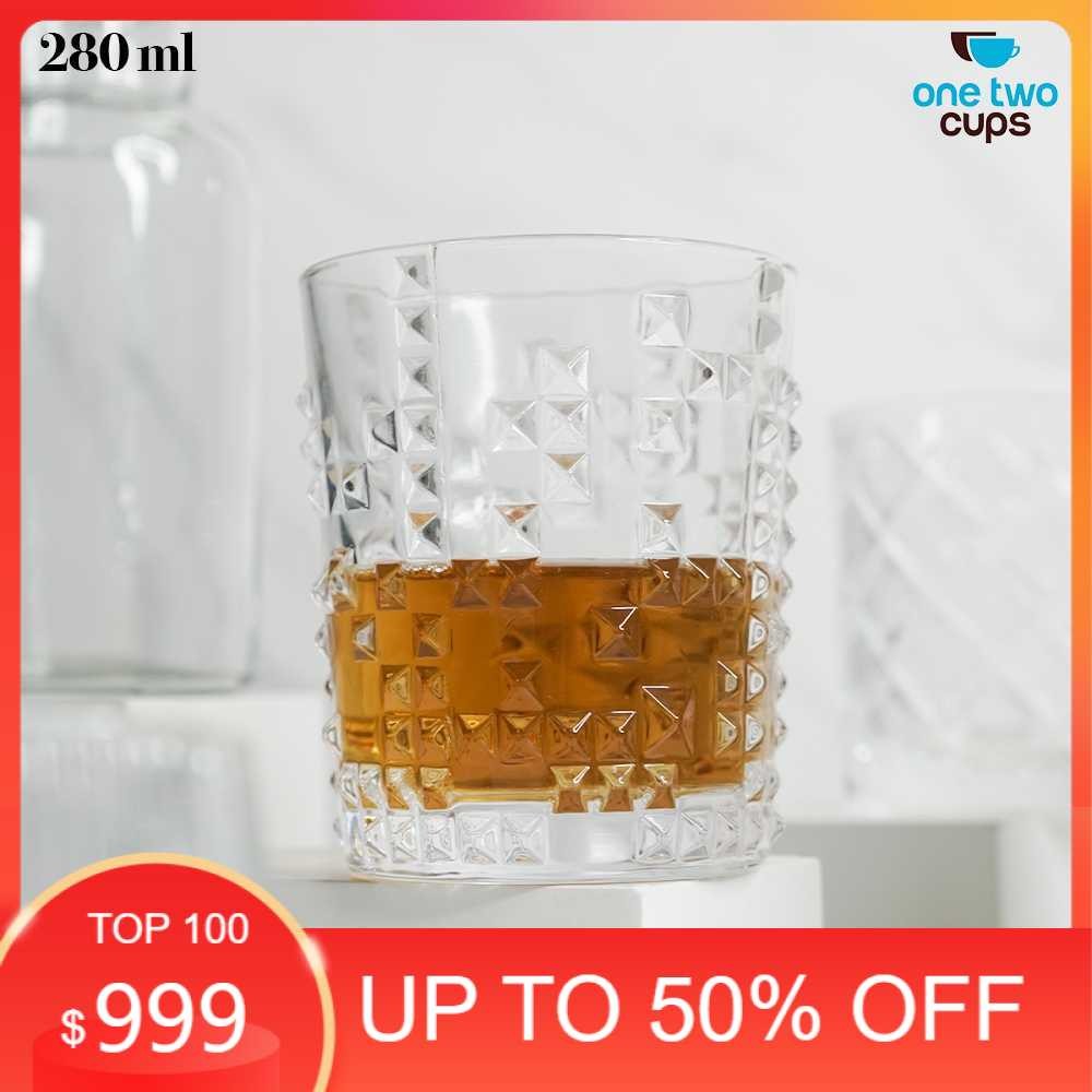 Jual One Two Cups Gelas Whisky Crystal Old-Fashioned Rock Glass 280ml - IW2 | Shopee Indonesia