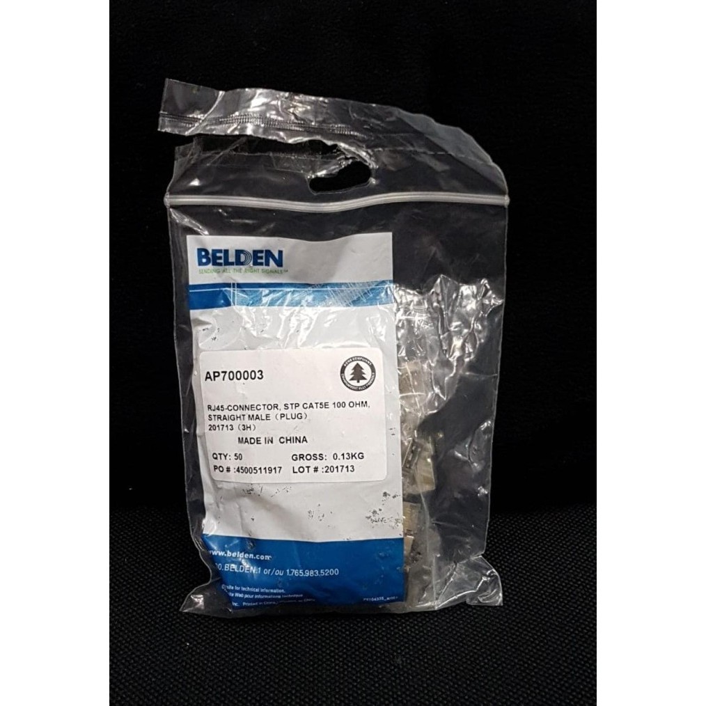 Jual Promo New BELDEN RJ45 Connector Cat5 / Cat.5e STP Metal ( AP700003 ...