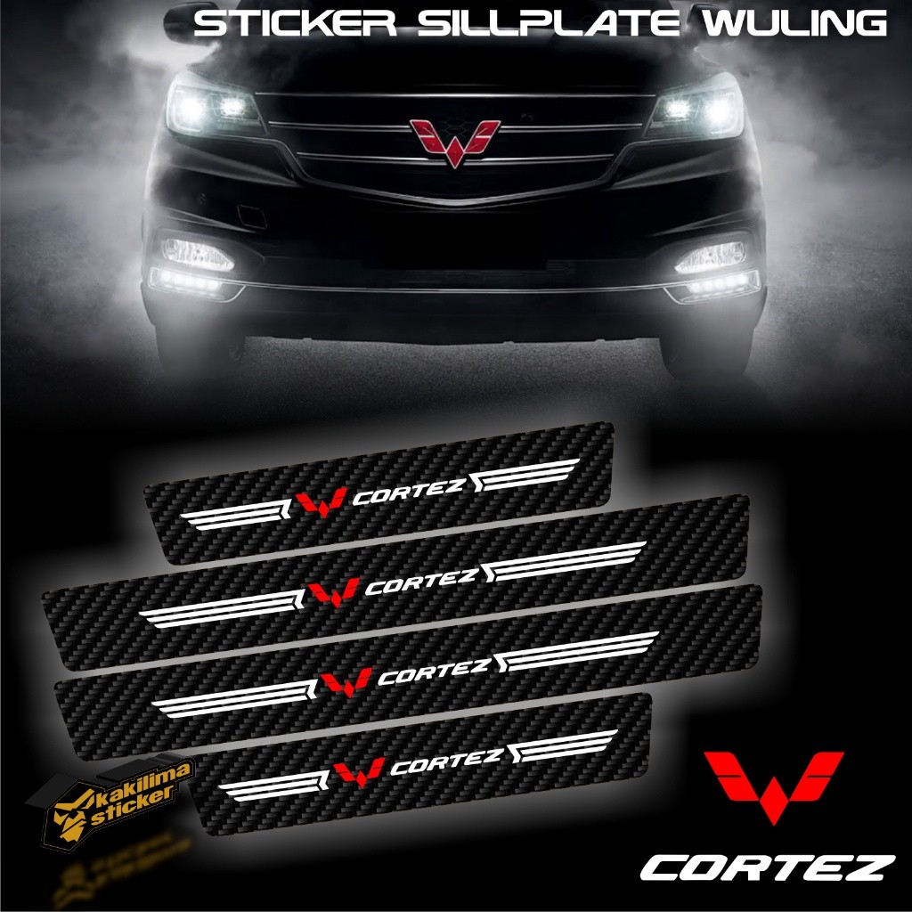 Jual Sticker sill plate carbon pelindung pijakan kaki pintu mobil ...