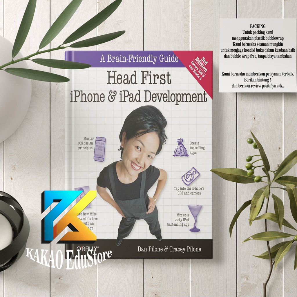 Jual Head First iPhone and iPad Development, 3rd Edition Dan Pilone, Tracey Pilone | Shopee ...