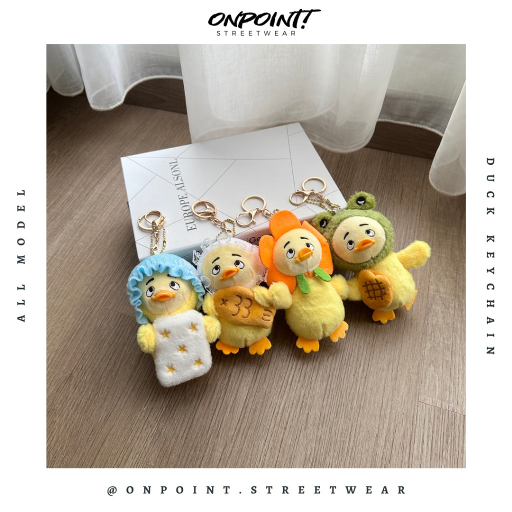 Jual Gantungan Kunci Keychain Versi Upset Duck Lucu Keychain Bebek ...