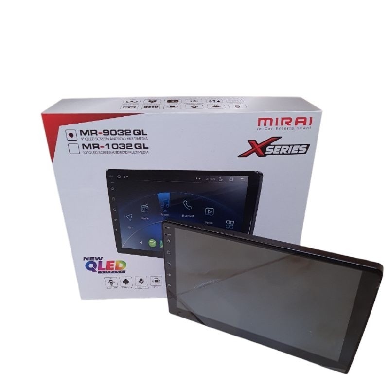 Jual Head unit android 9 inch mirai x series mr-9032 ql ram 8+256 | Shopee Indonesia