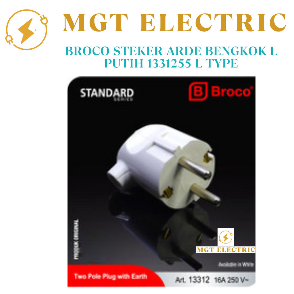 Jual BROCO STEKER ARDE BENGKOK L PUTIH 1331255 L TYPE | Shopee Indonesia