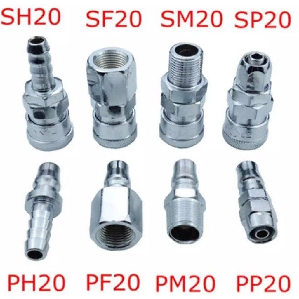 Jual Quick Coupler Two Touch / Alat Konektor Kompressor SP PP SH PH SF ...