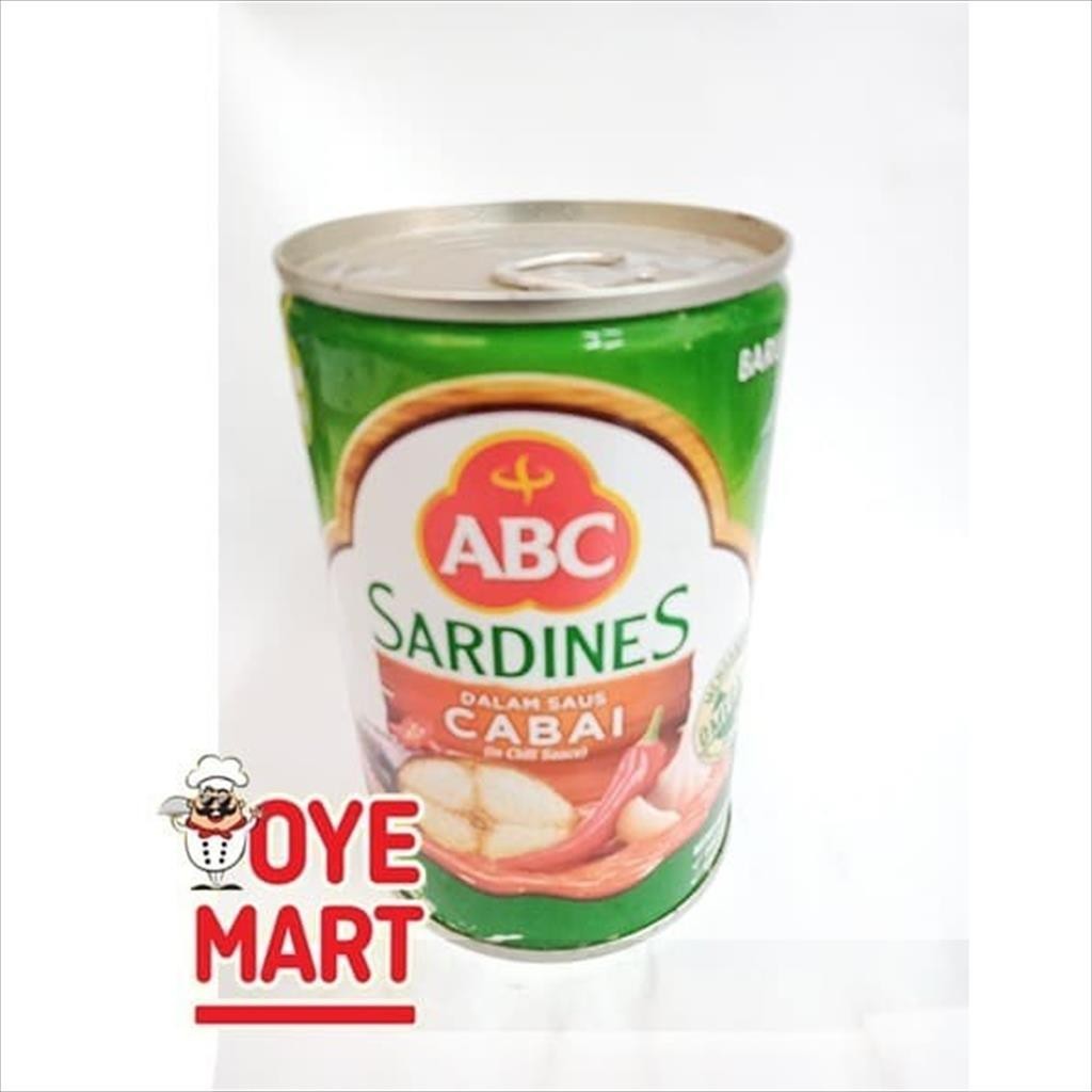 Jual ABC SARDEN SAUS CABAI 425GR IKAN SARDEN KALENG / MAKANAN KALENG ...