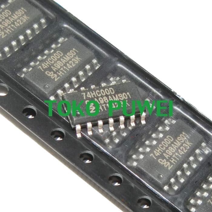 Jual SN74HC00D 74HC00D 74HC00 Quad 2-Input NAND Logic Gate SOIC-14 BG76 Original Quality ...