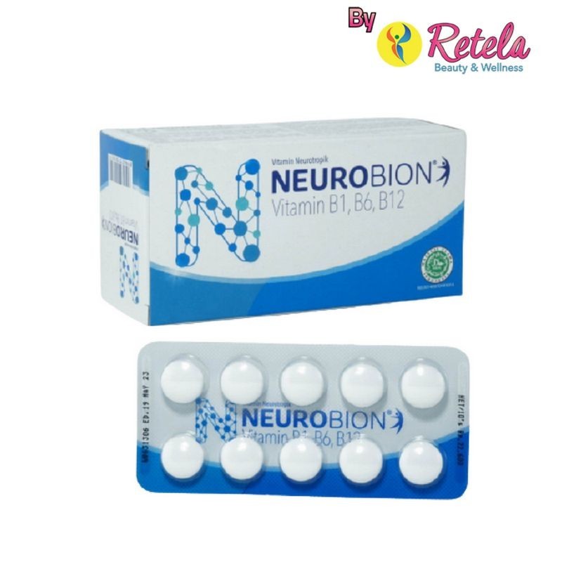 Jual Neurobion Tablet (Vitamin B1, B6, B12) Vitamin Neurotropik (Putih ...