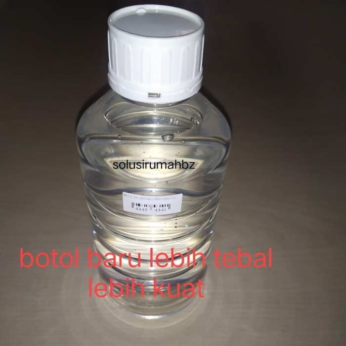 Jual HYDROGEN PEROXIDE 3% H2O2 1000ML 1L PEROKSIDA JURIGEN botol tebal ...