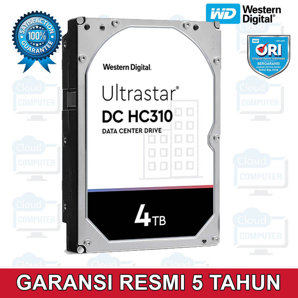 Jual WD Ultrastar 4TB HGST Hardisk Data Center Bergaransi Resmi 100% ...