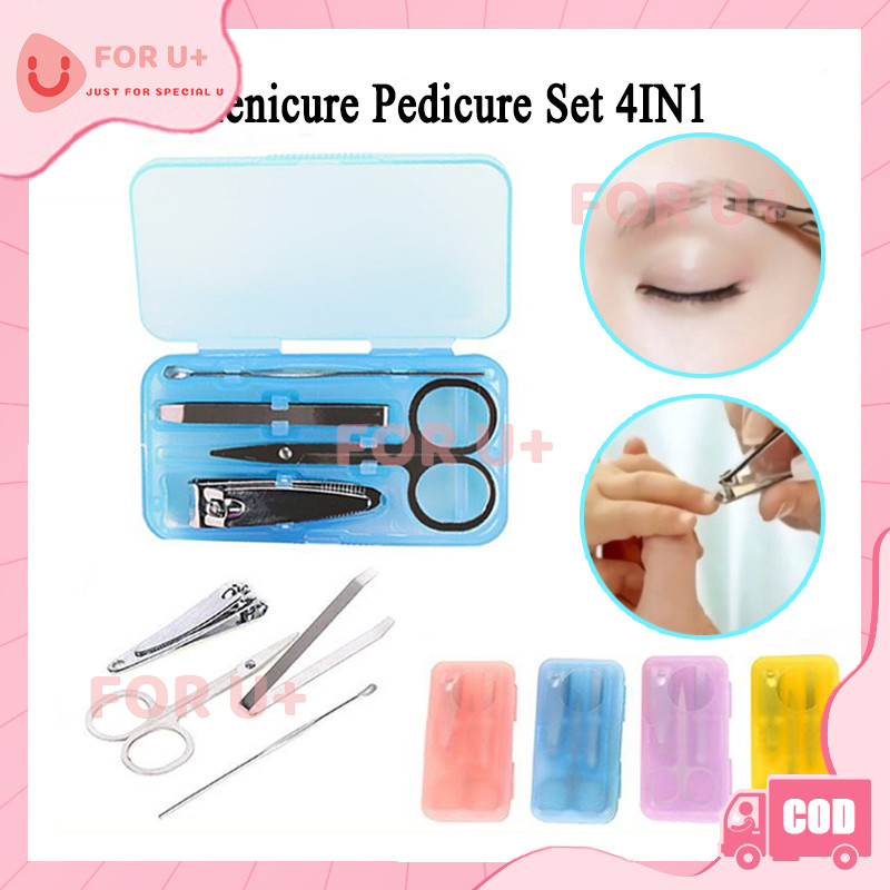 Jual 3PCS Manicure Pedicure Set 4IN1 / Manicure Pedicure Alat Gunting ...