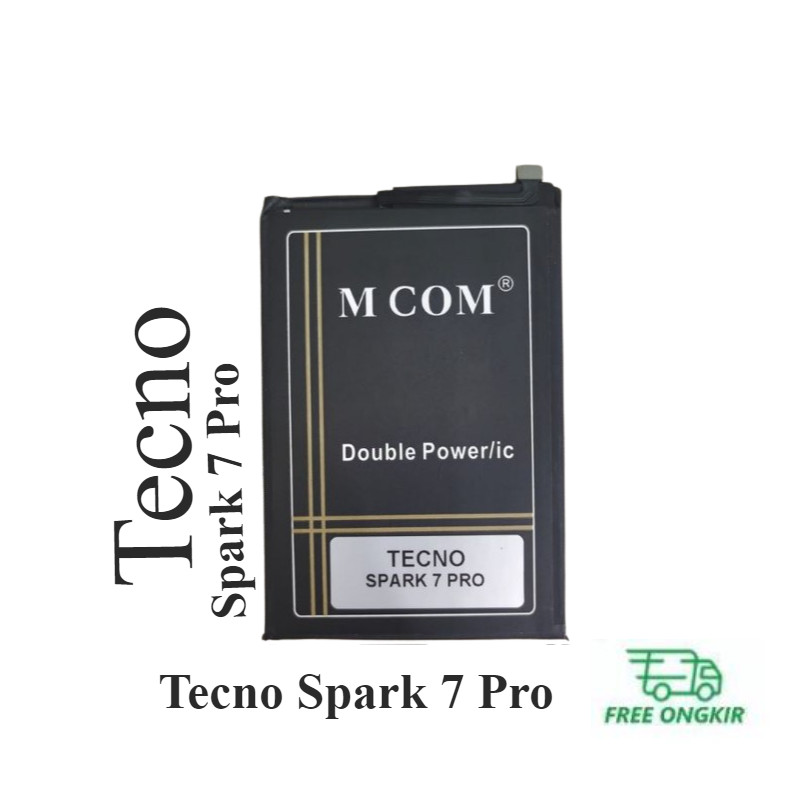 Jual Battery Batere Batre Baterai Double Power Mcom Tecno Spark 7 Pro Kapasitas 5000 Mah ...