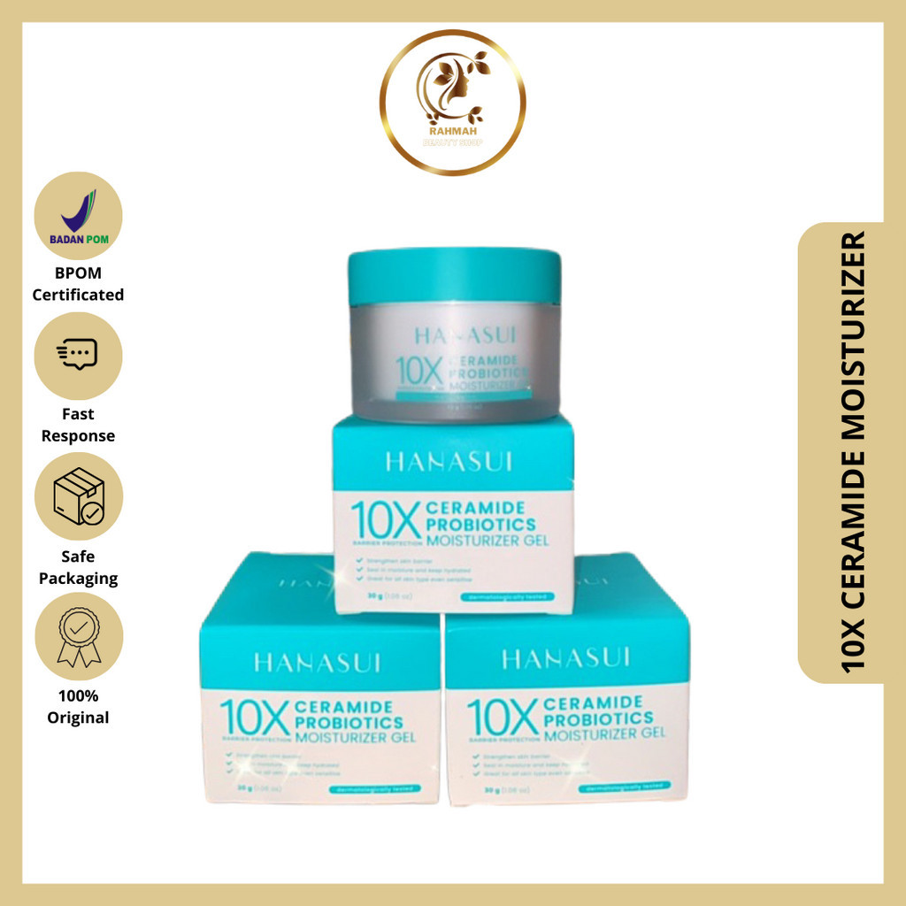 Jual Hanasui Ceramide Probiotics Moisturizer Gel 30g | Shopee Indonesia