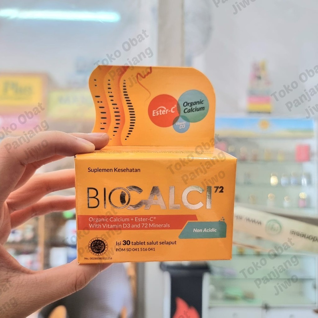Jual Biocalci 72 - Ester C + Kalsium + Suplemen Vitamin Tulang - 30 ...