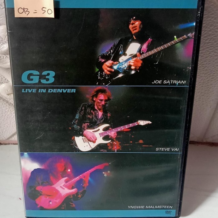 Jual DVD ORIGINAL G3 LIVE IN DENVER JOE SATRIANI STEVE VAI YNGWIE ...