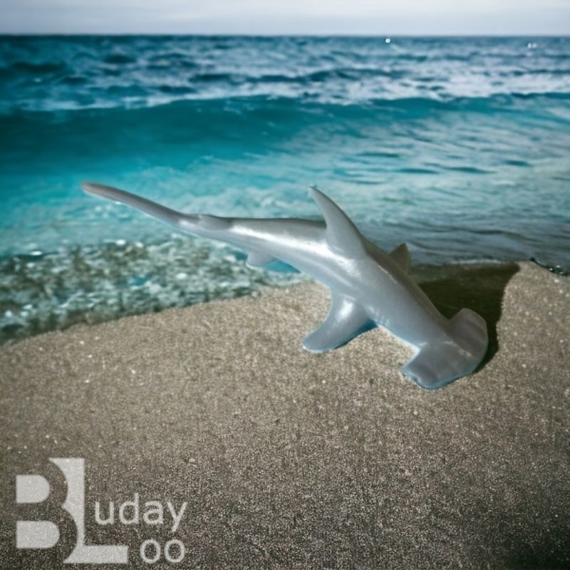 Jual Mainan Binatang Miniatur Ikan Hiu Martil Hammer Shark 7 cm kk5 ...