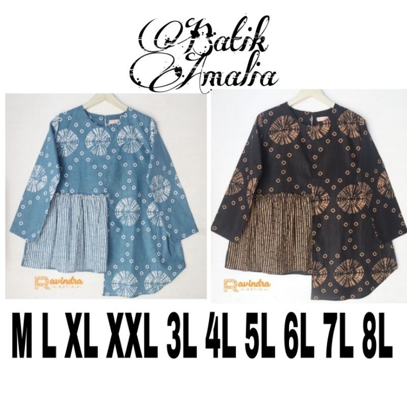 Jual Batik atasan wanita murah jumbo BIG SIZE JUMBO XXL XXXL 3L 4L 5L sampai 10L | Shopee Indonesia