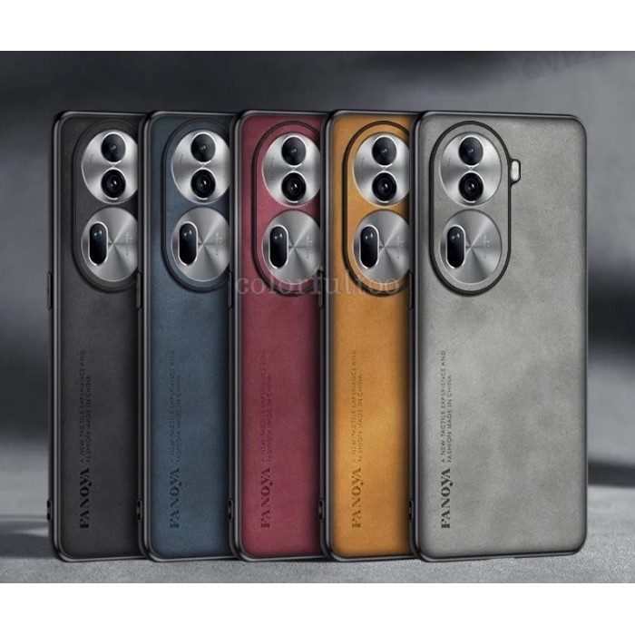 Jual CASE OPPO RENO 11 5G / 11F 5G / 11 PRO 5G FANOYA PREMIUM NAPPA LEATHER SOFT CASE | Shopee ...