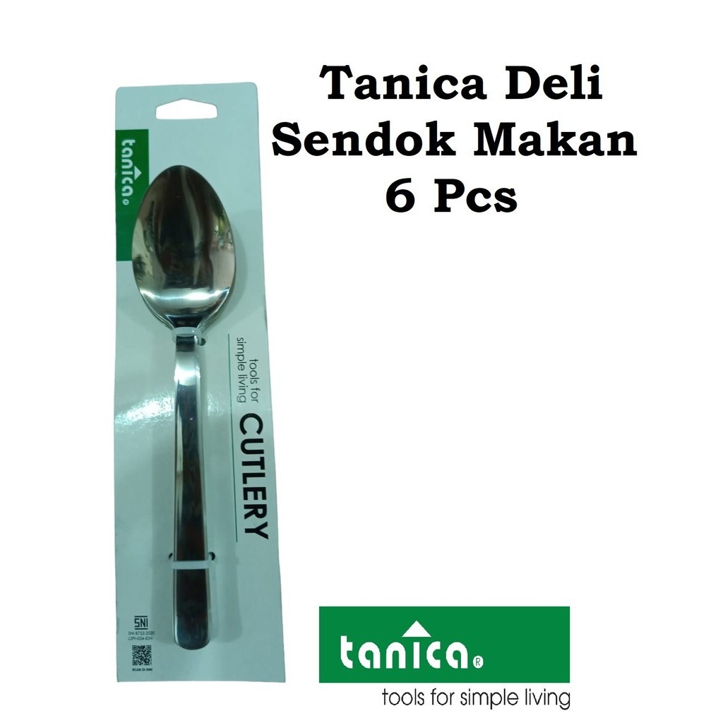 Jual Tanica Sendok Makan Deli 6 Pcs | Shopee Indonesia