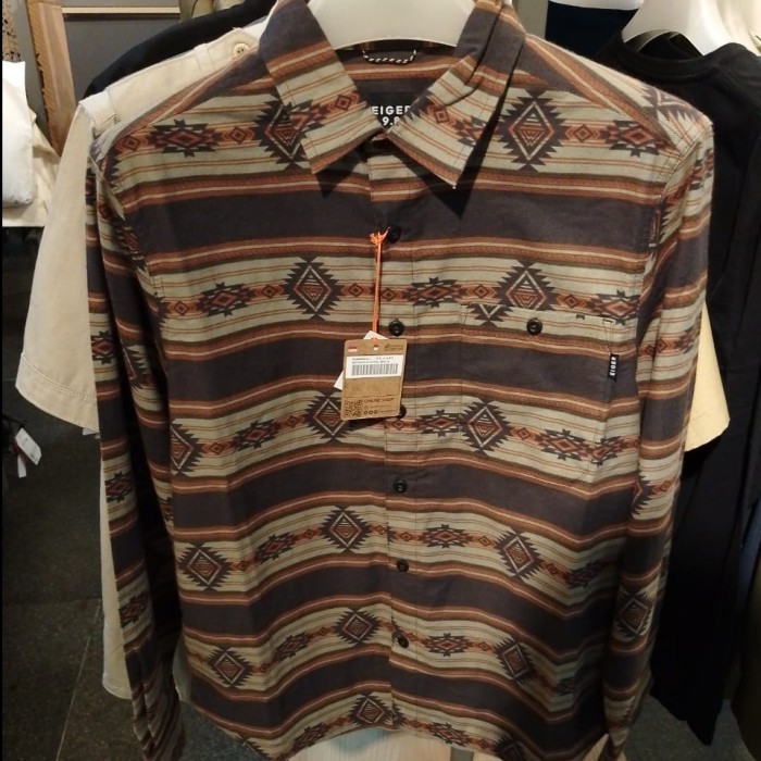 Jual KEMEJA FLANEL PRIA BENTAYAN FLANNEL SHIRT - BROWN | Shopee Indonesia