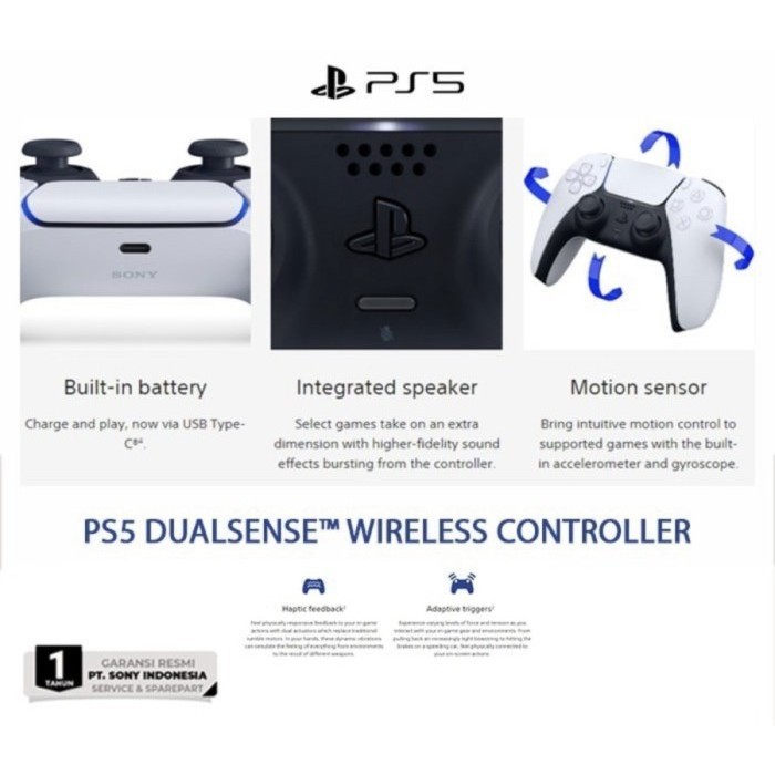 Jual PS5 Dual Sense Controller Wireless / Stik / Stick / Joystick ...