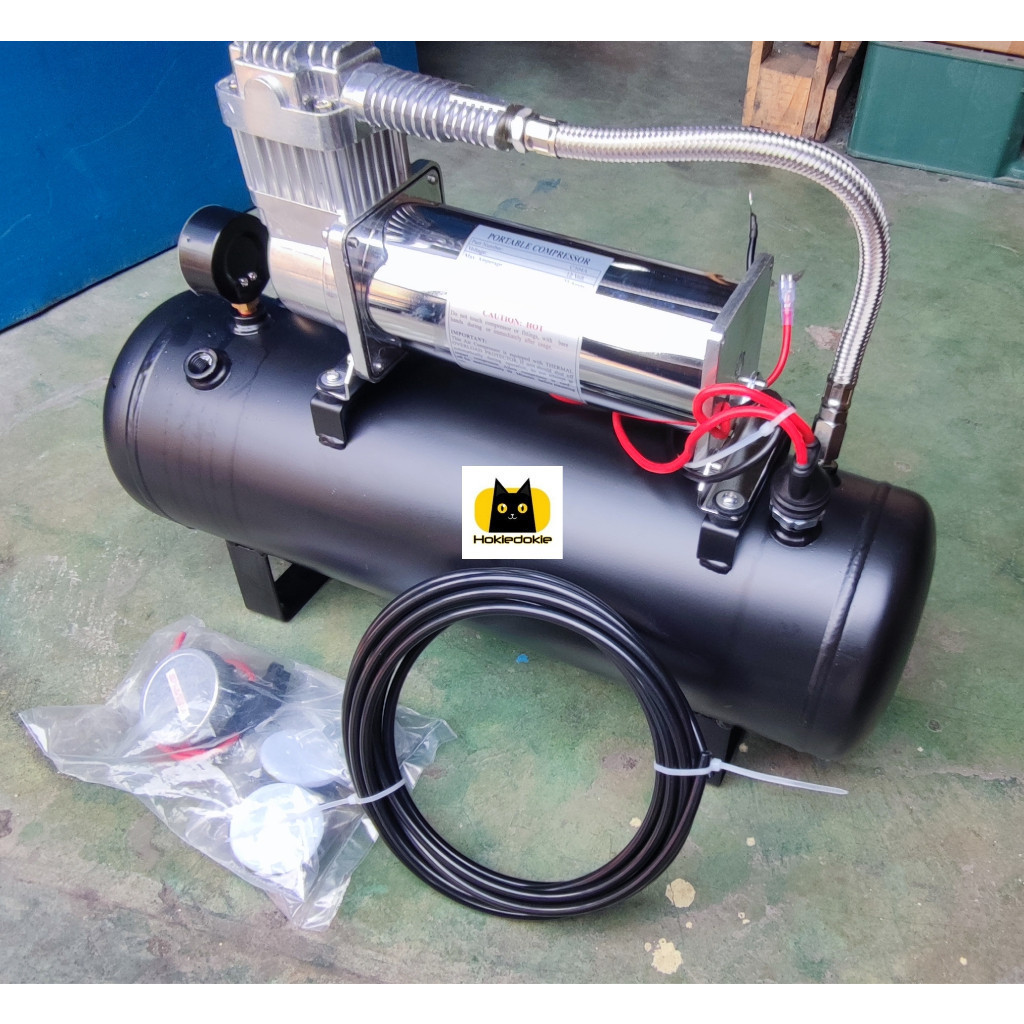 Jual Tabung Kompresor DC 10 liter 12v 24v untuk basuri air suspension ...