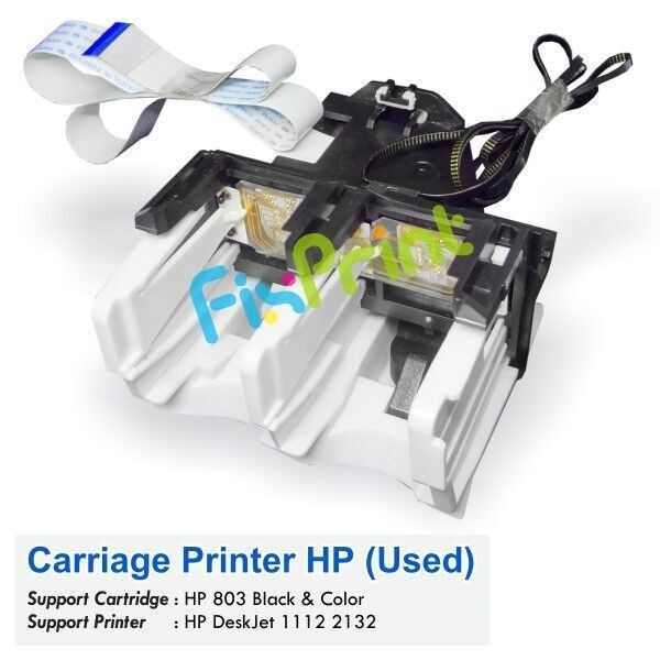 Jual Carriage Unit HP 803 HP803 Black Color Home Cartridge HP 1112 2132 ...